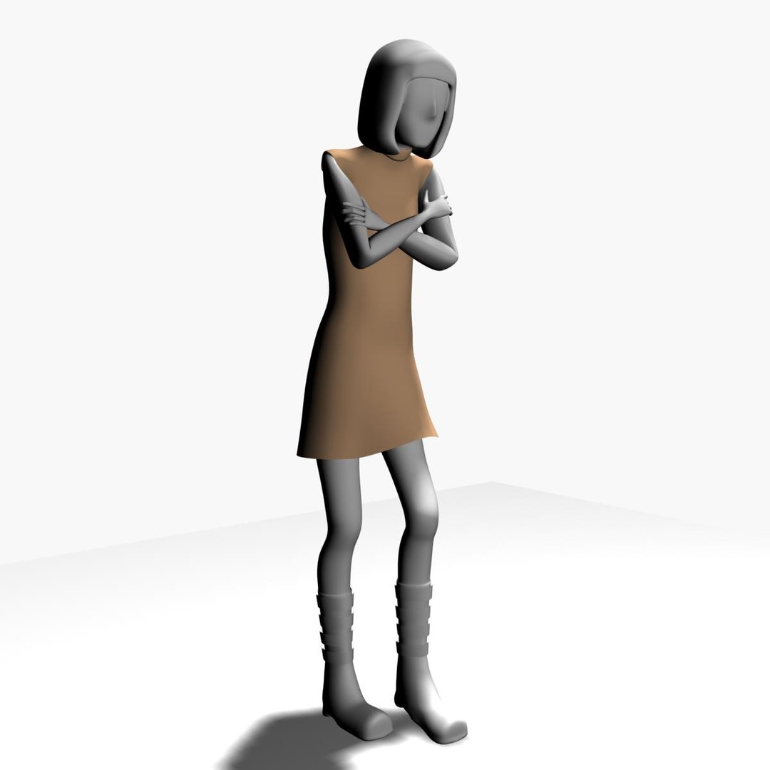 3d Woman Generic Model