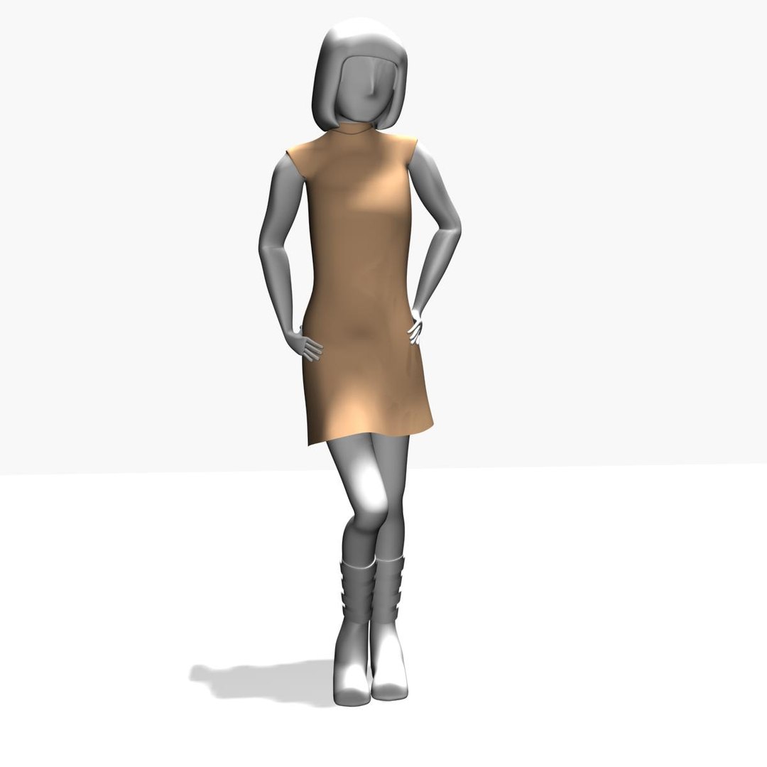 3d Woman Generic Model