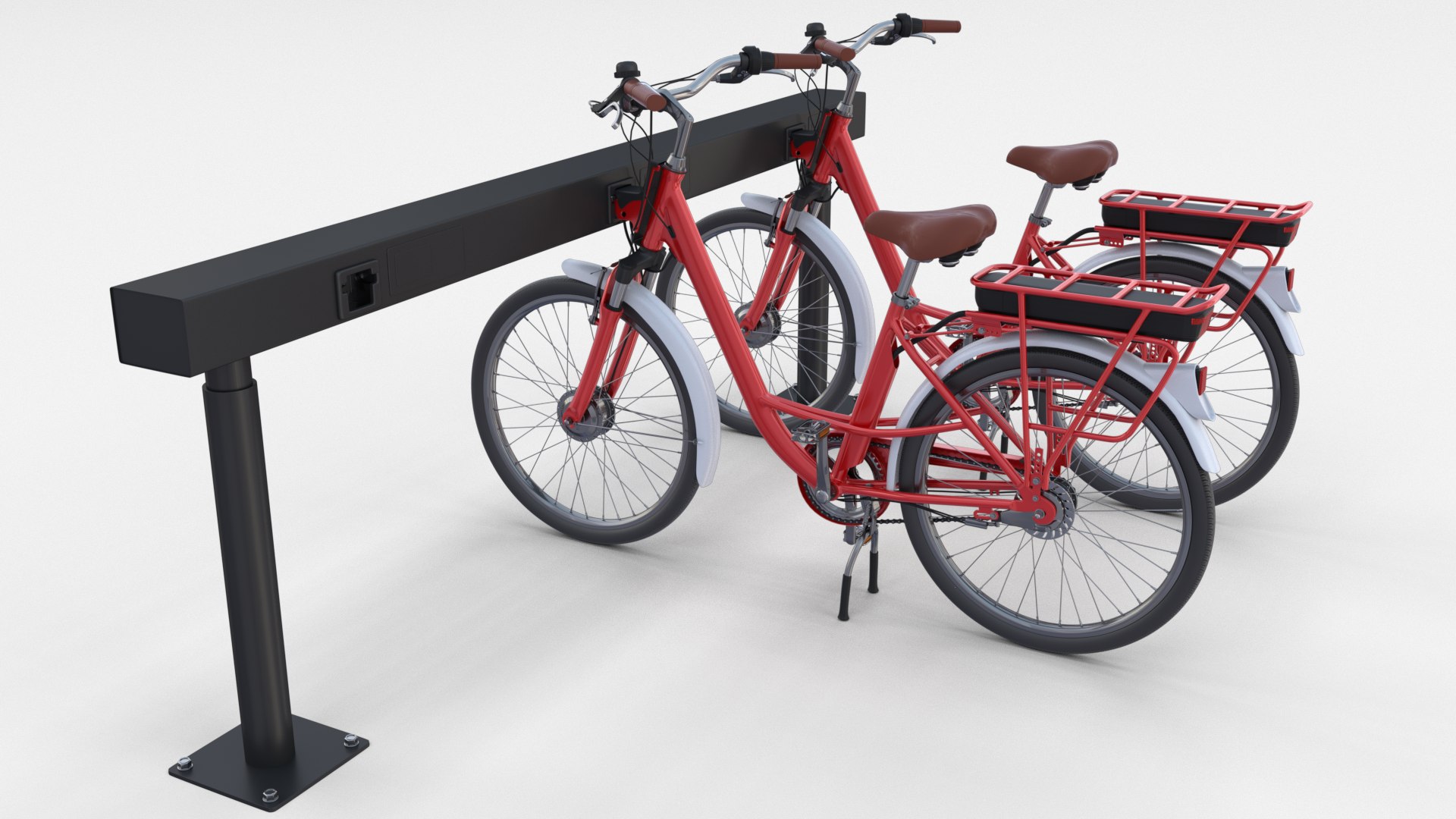 3D Electric Bicycle Station - TurboSquid 1210625