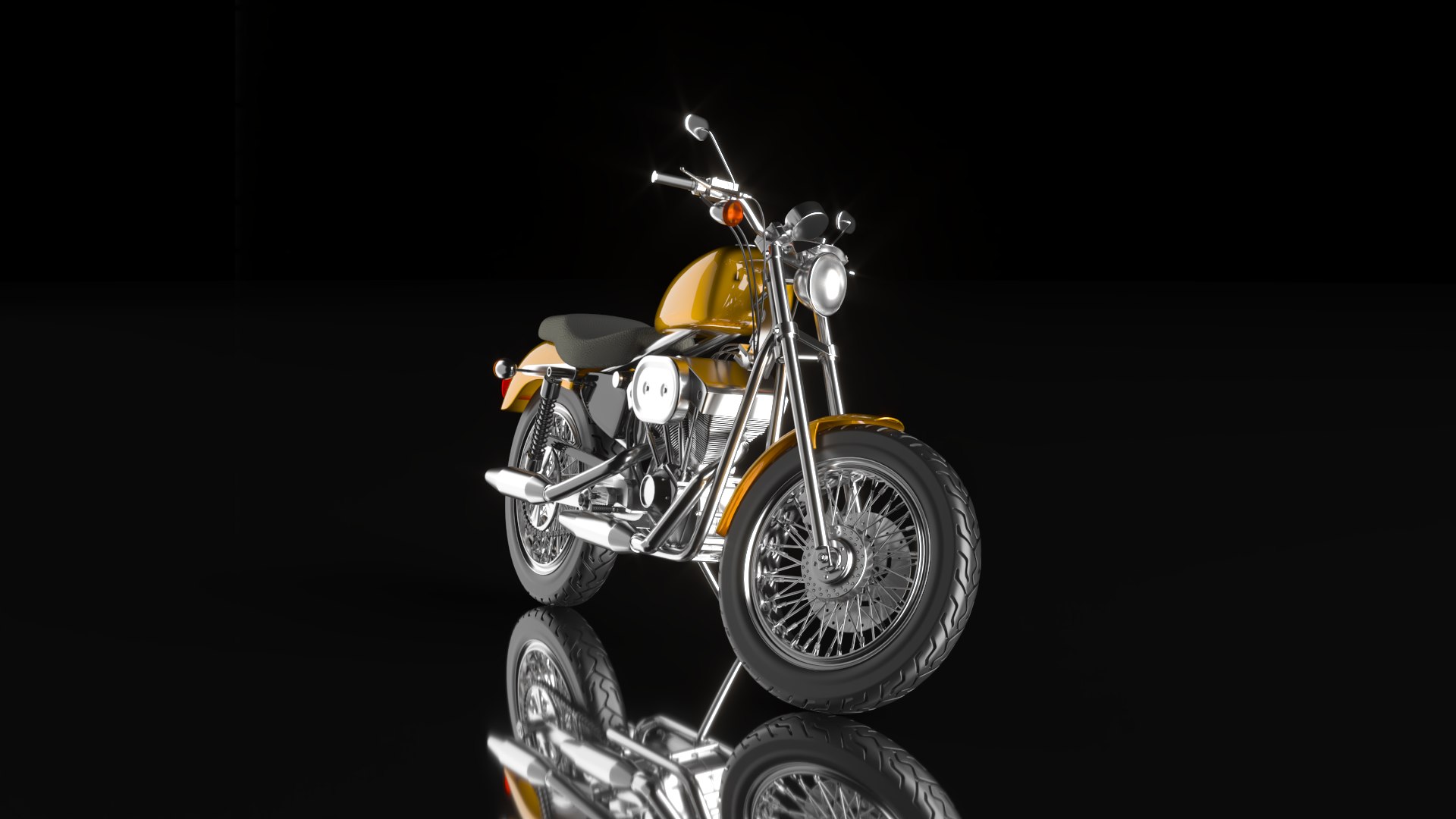 3D Model Harley Davidson Motorcycle - TurboSquid 1819533