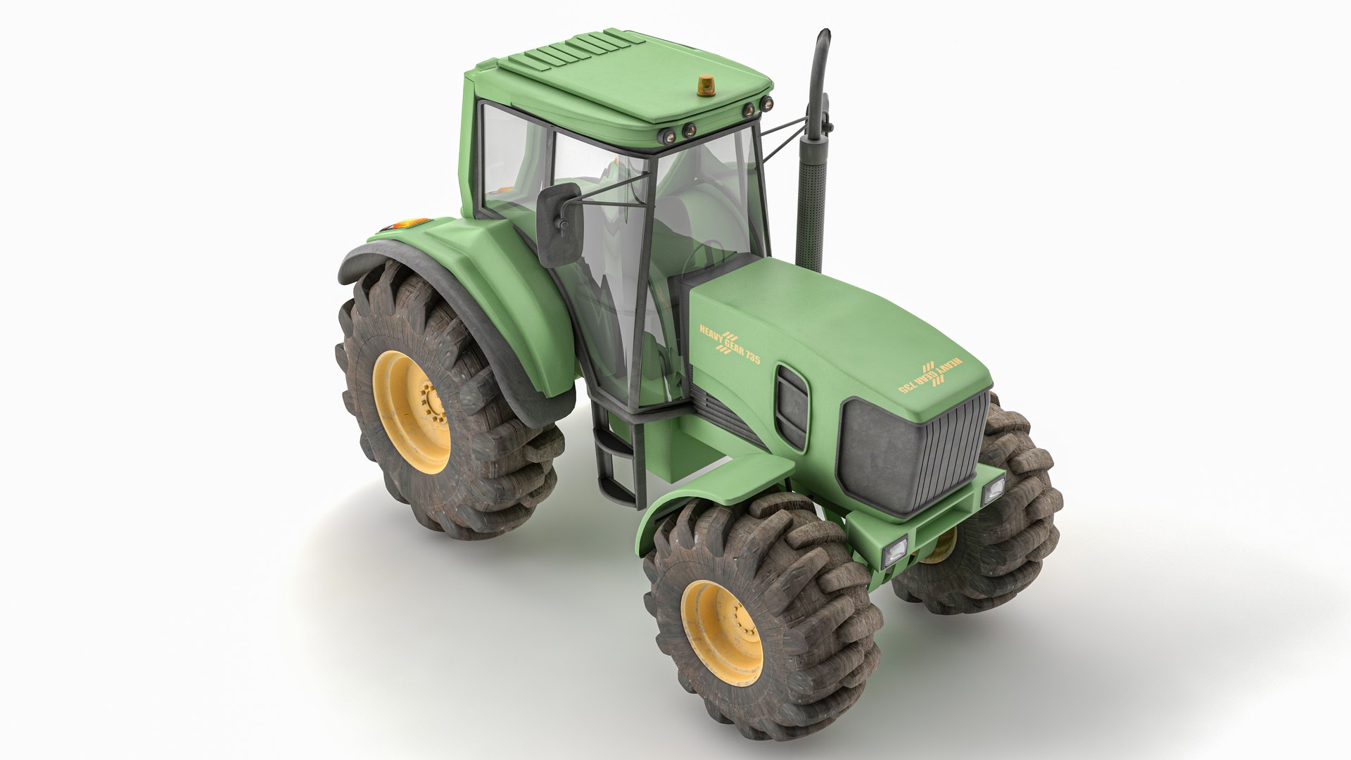 3D Farm Tractor model - TurboSquid 2135934