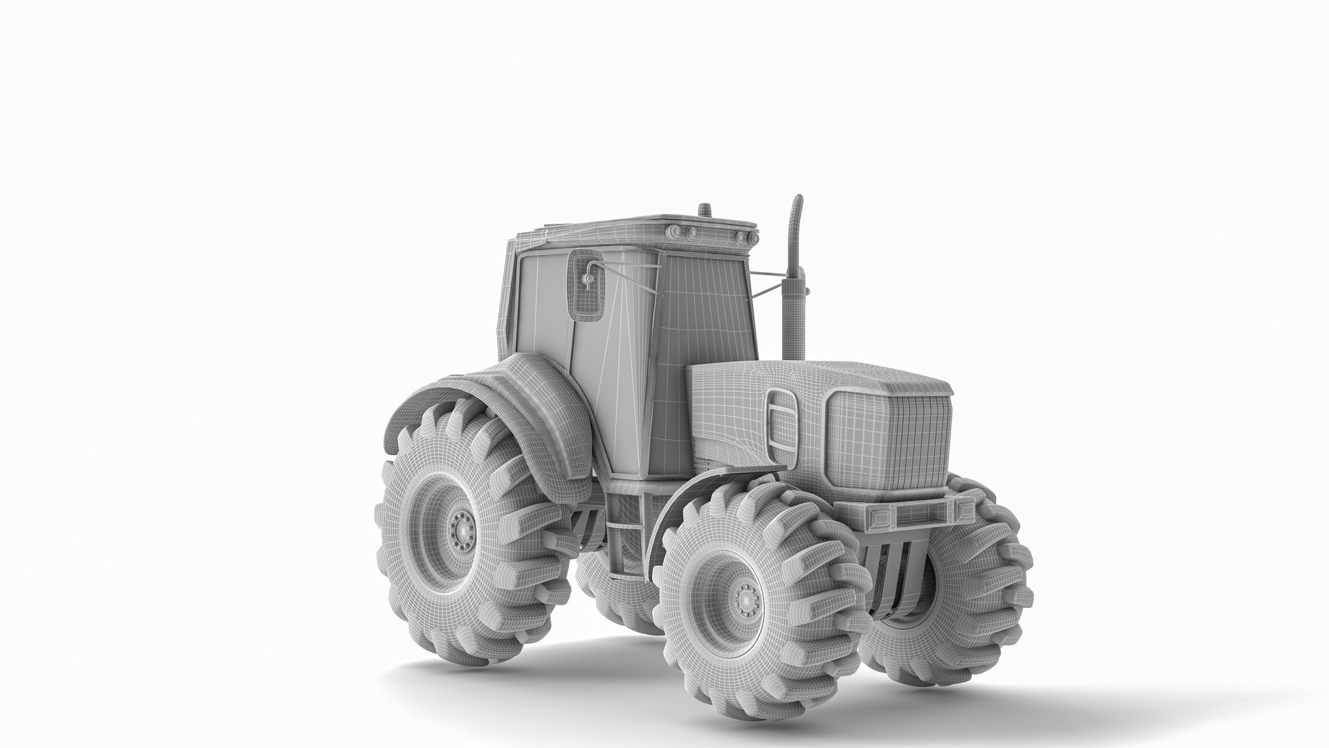 3D Farm Tractor model - TurboSquid 2135934