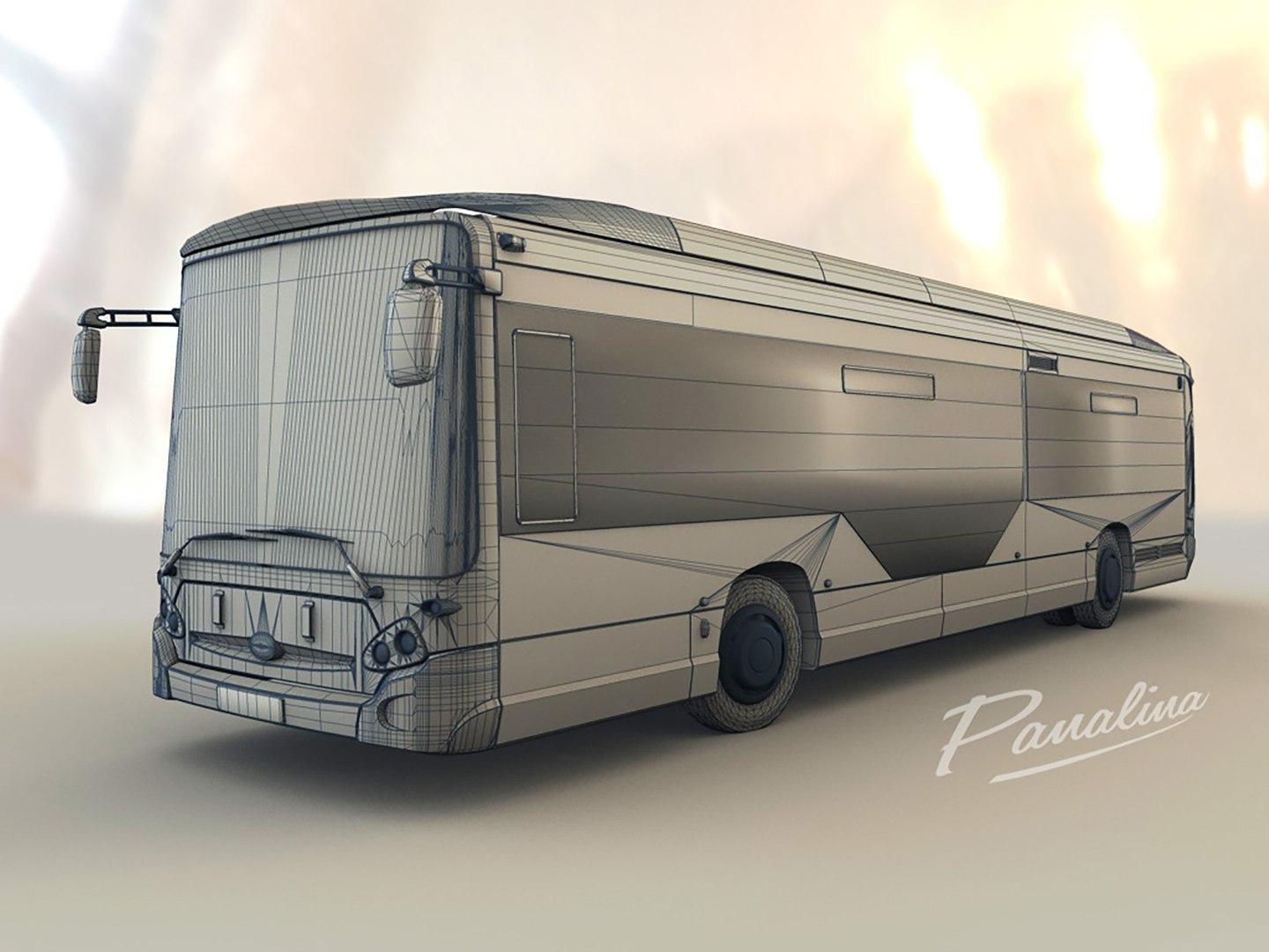 GX327 CityBus Model - TurboSquid 1961516