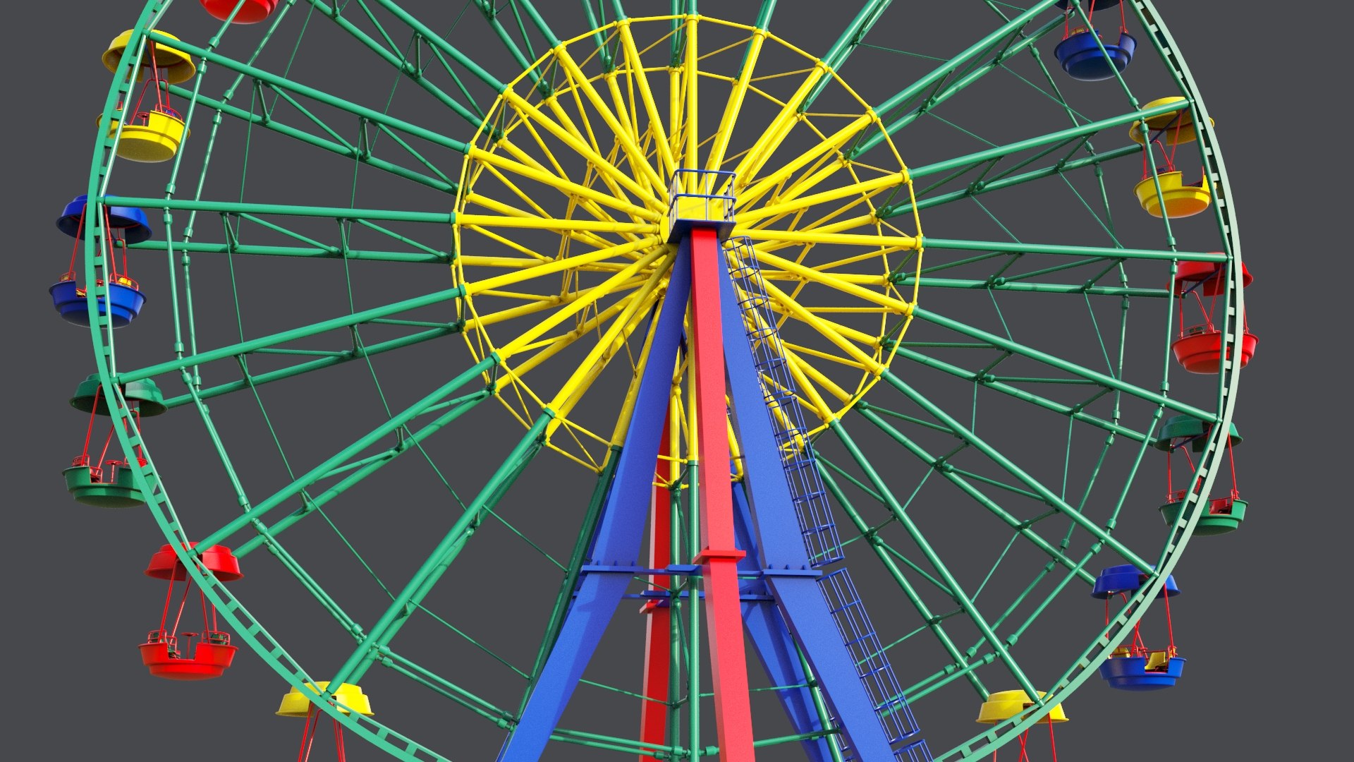 3D Ferris Wheel - TurboSquid 1983555