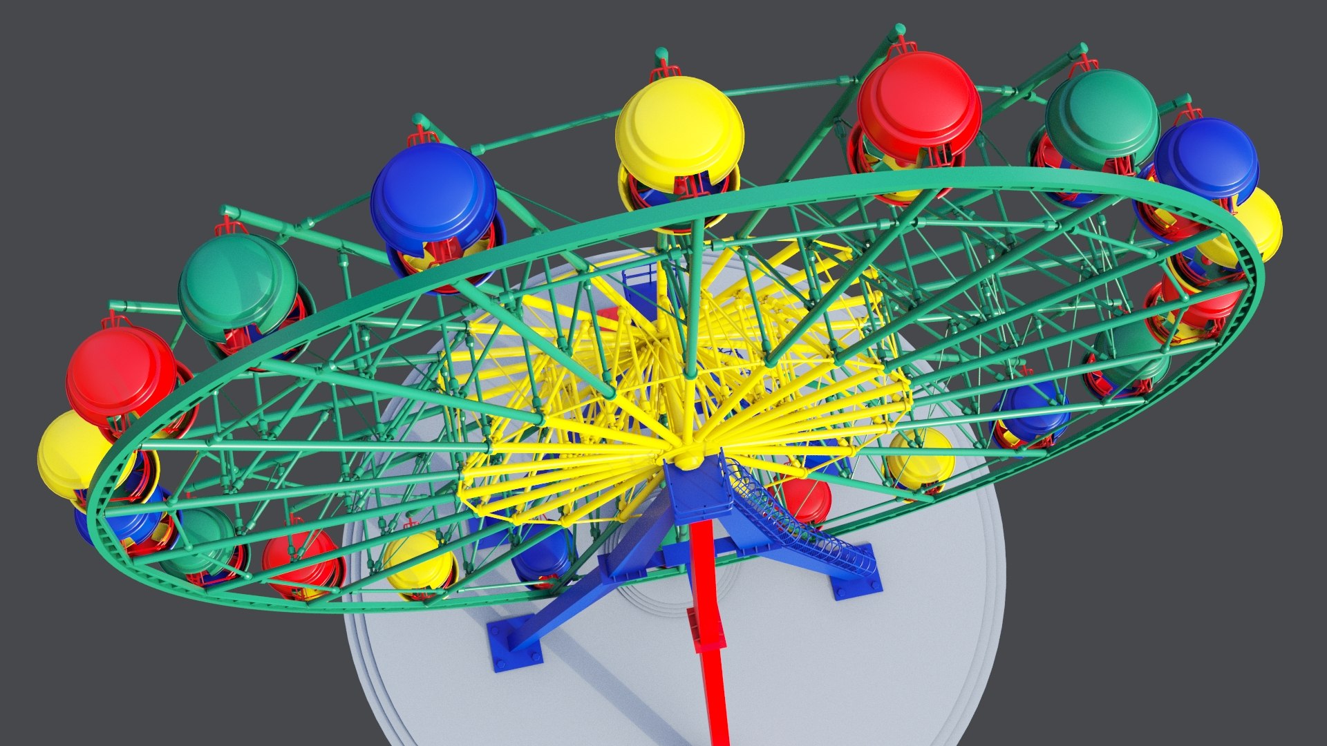3D Ferris Wheel - TurboSquid 1983555