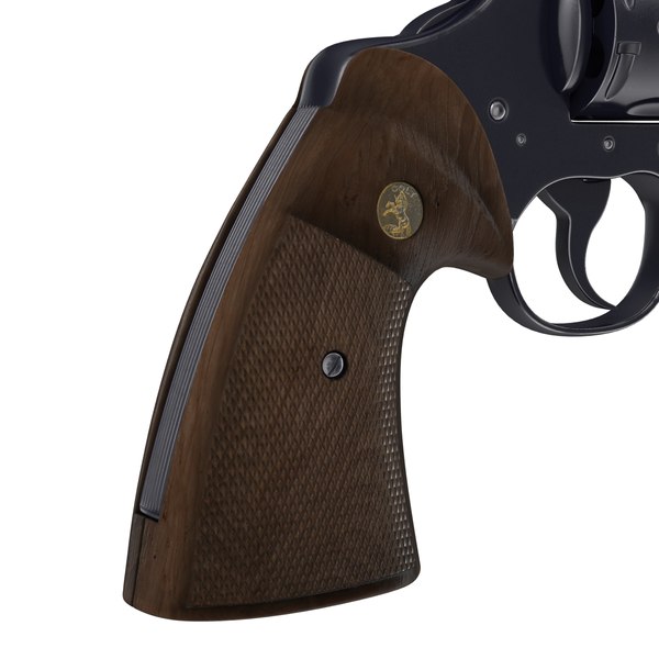 colt python black 3d 3ds