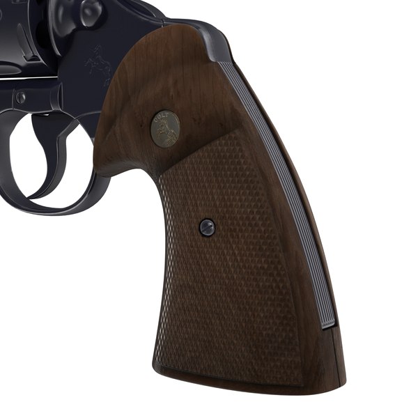 colt python black 3d 3ds