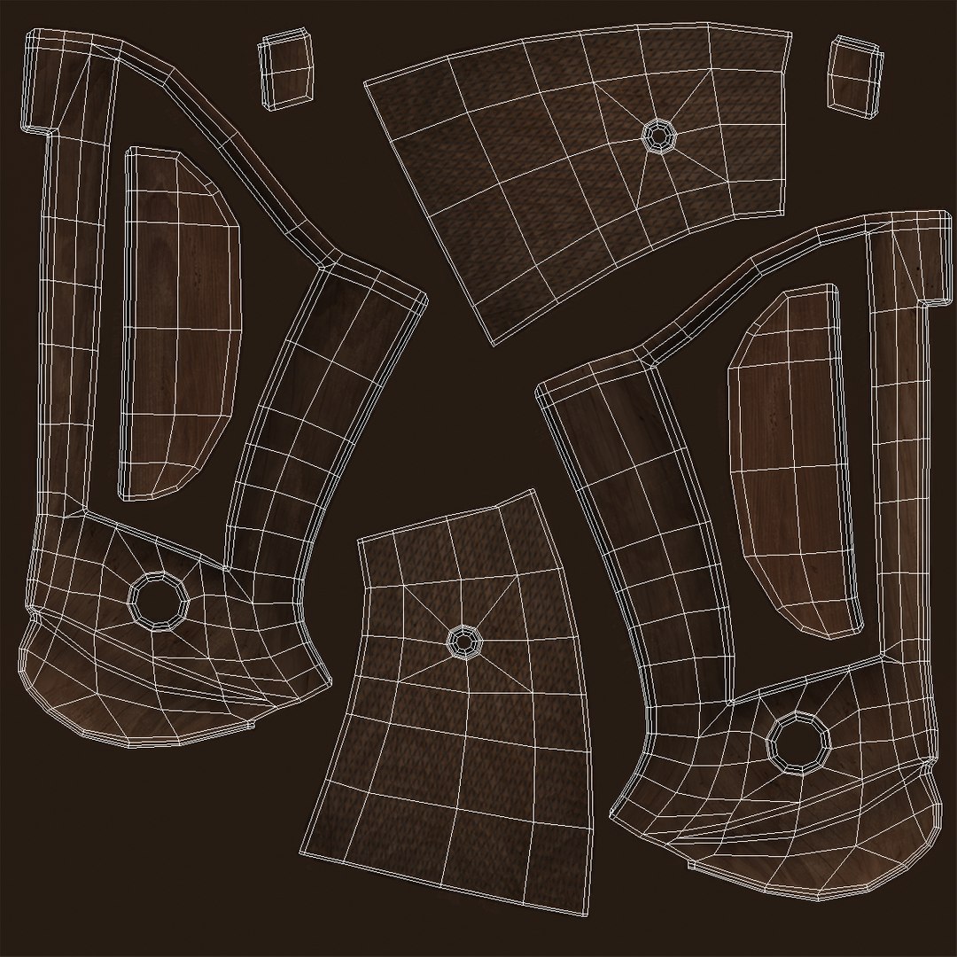 Colt Python Black 3d 3ds