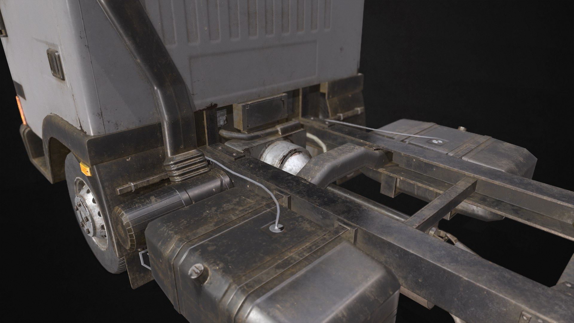 3D truck light chassis - TurboSquid 1681076