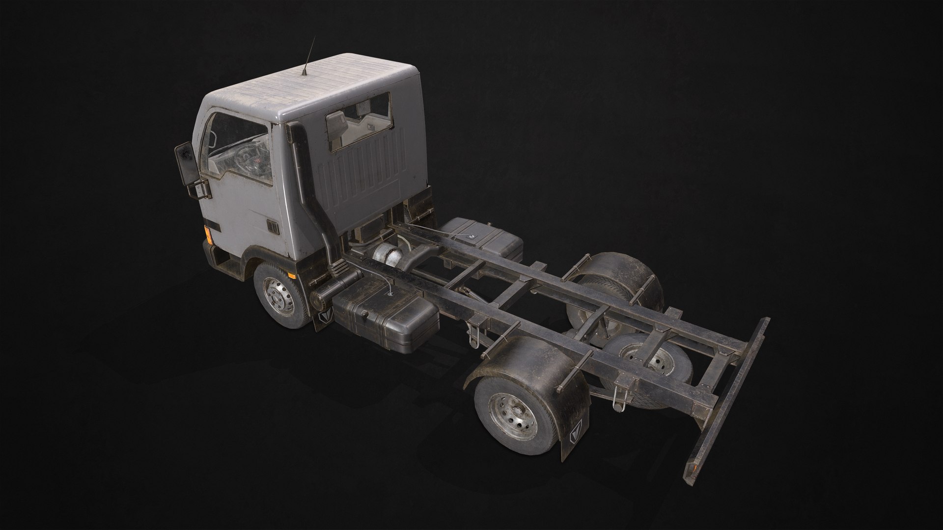 3D truck light chassis - TurboSquid 1681076