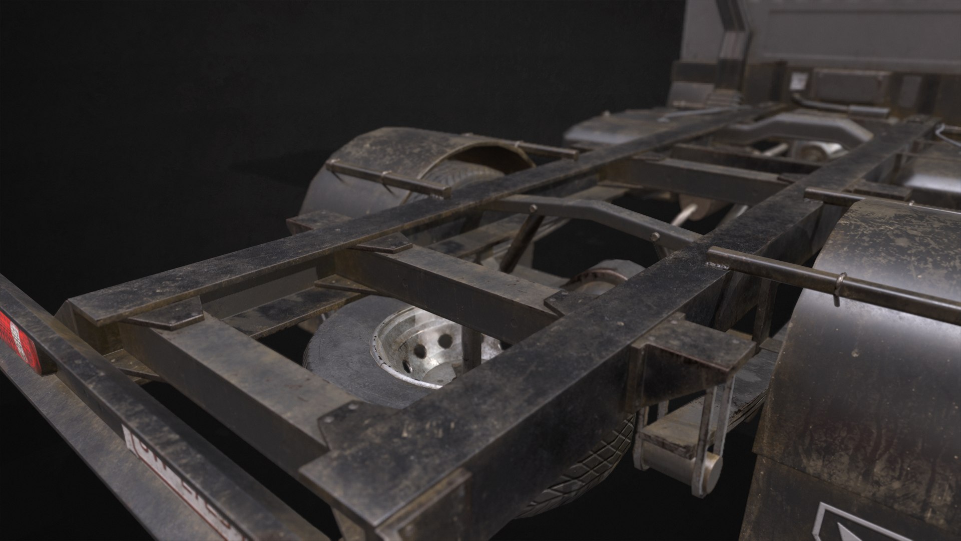 3D truck light chassis - TurboSquid 1681076