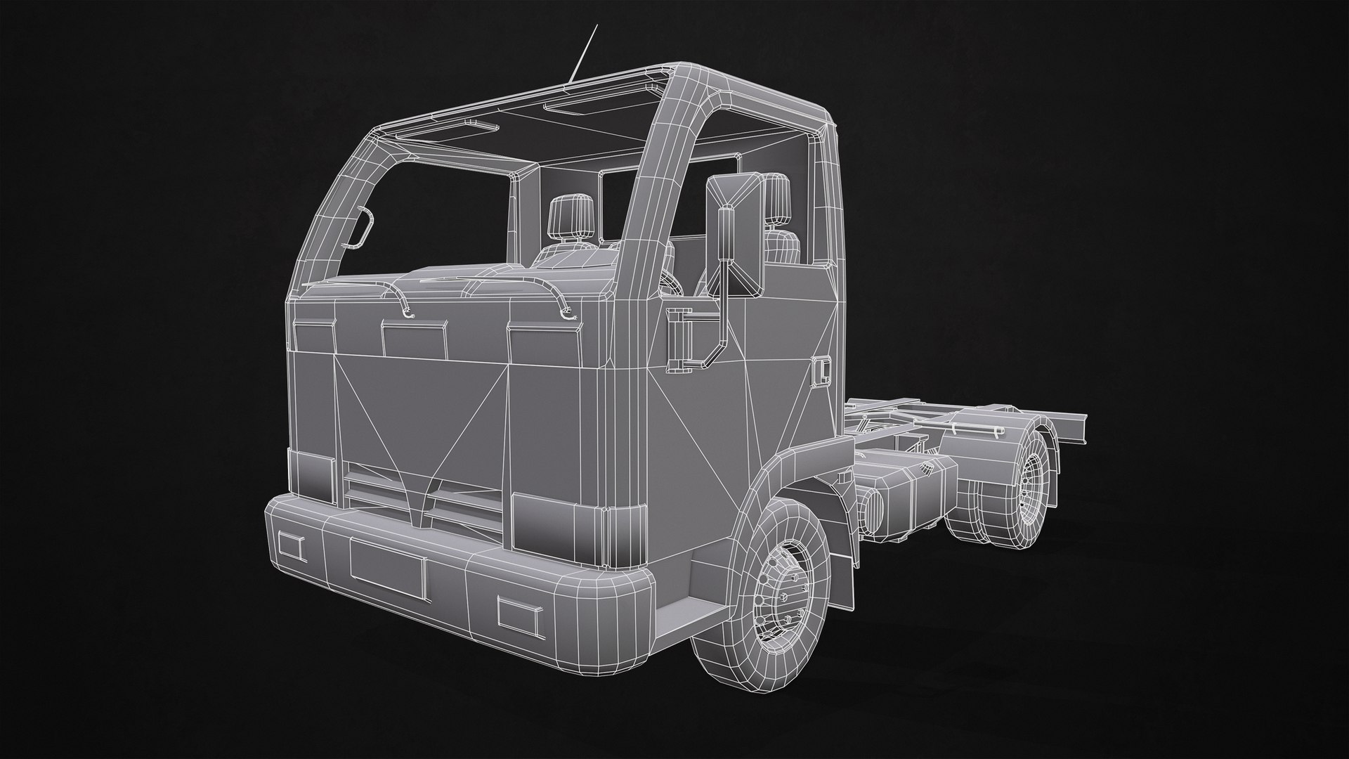 3D truck light chassis - TurboSquid 1681076