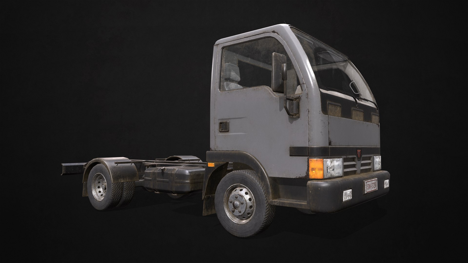 3D truck light chassis - TurboSquid 1681076