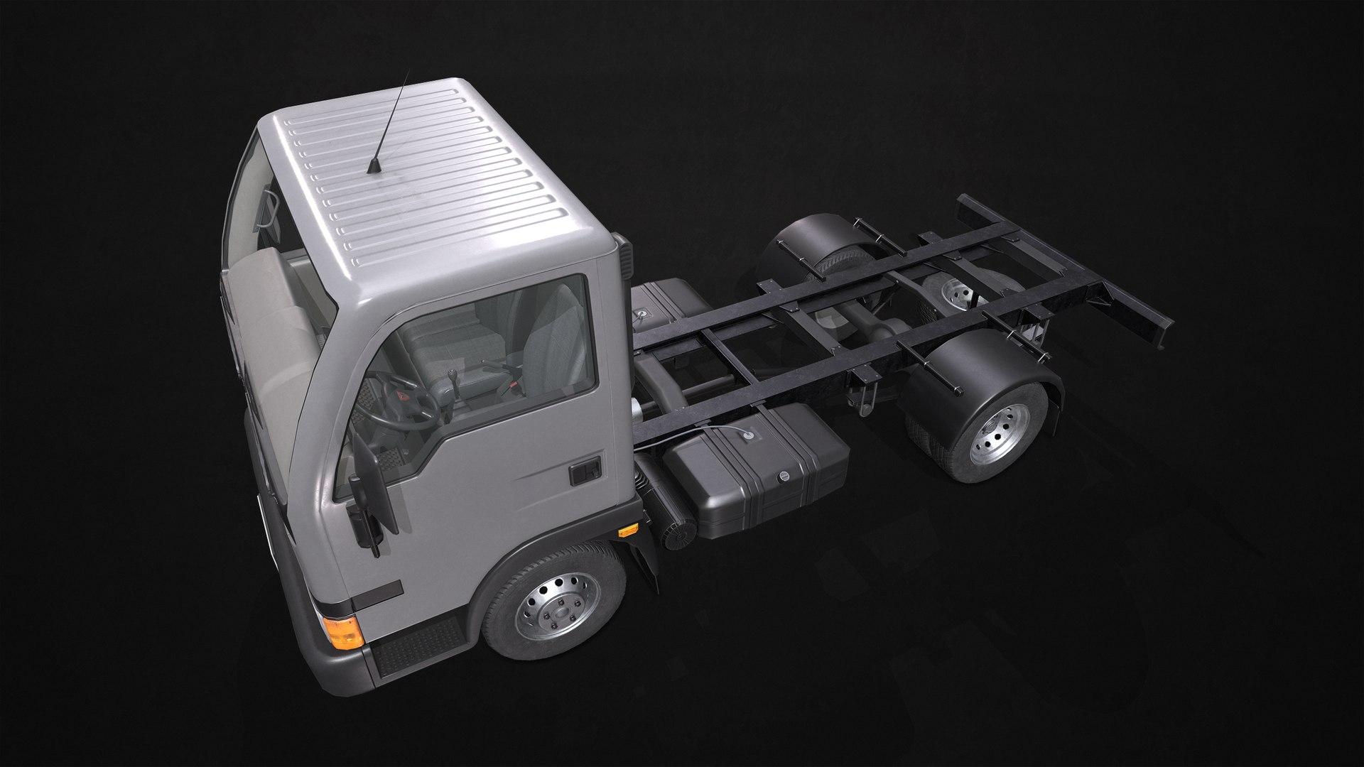 3D truck light chassis - TurboSquid 1681076