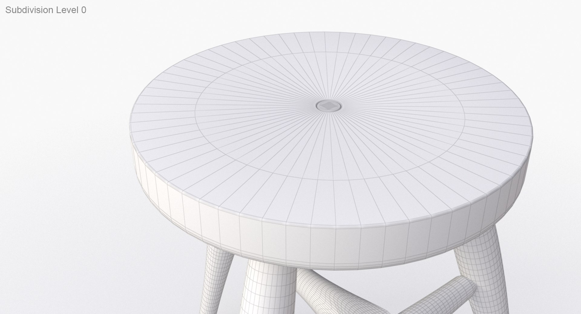 bddw milking stool 3d model
