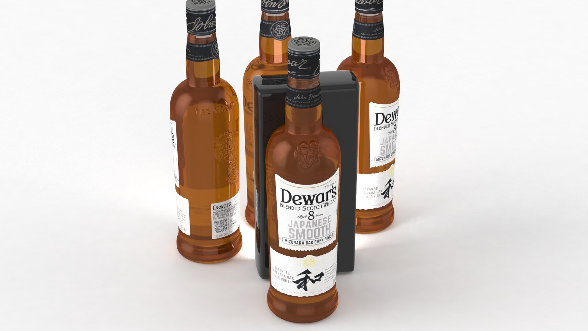 3D Alcohol Bottle Dewars Blended Scotch Whisky 700ml 2024 Collection ...