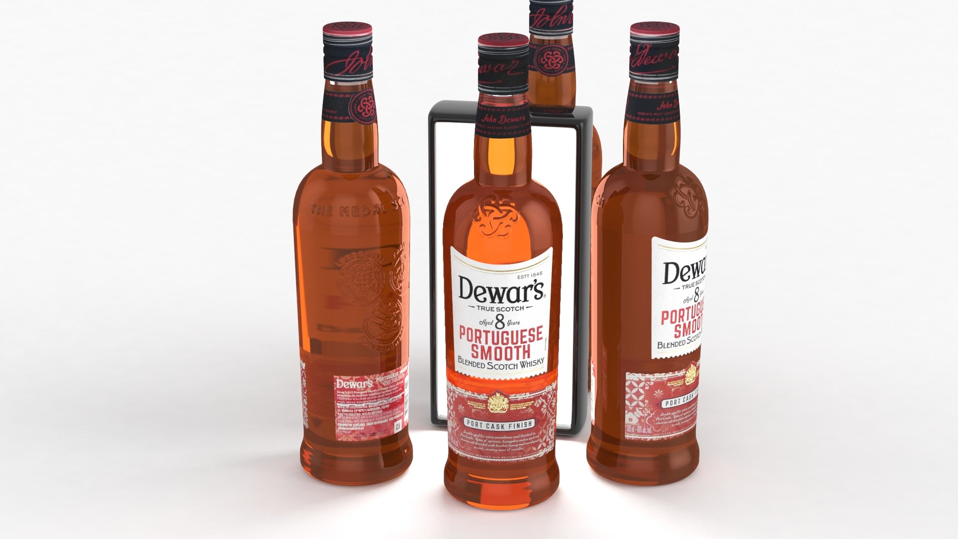 3D Alcohol Bottle Dewars Blended Scotch Whisky 700ml 2024 Collection ...