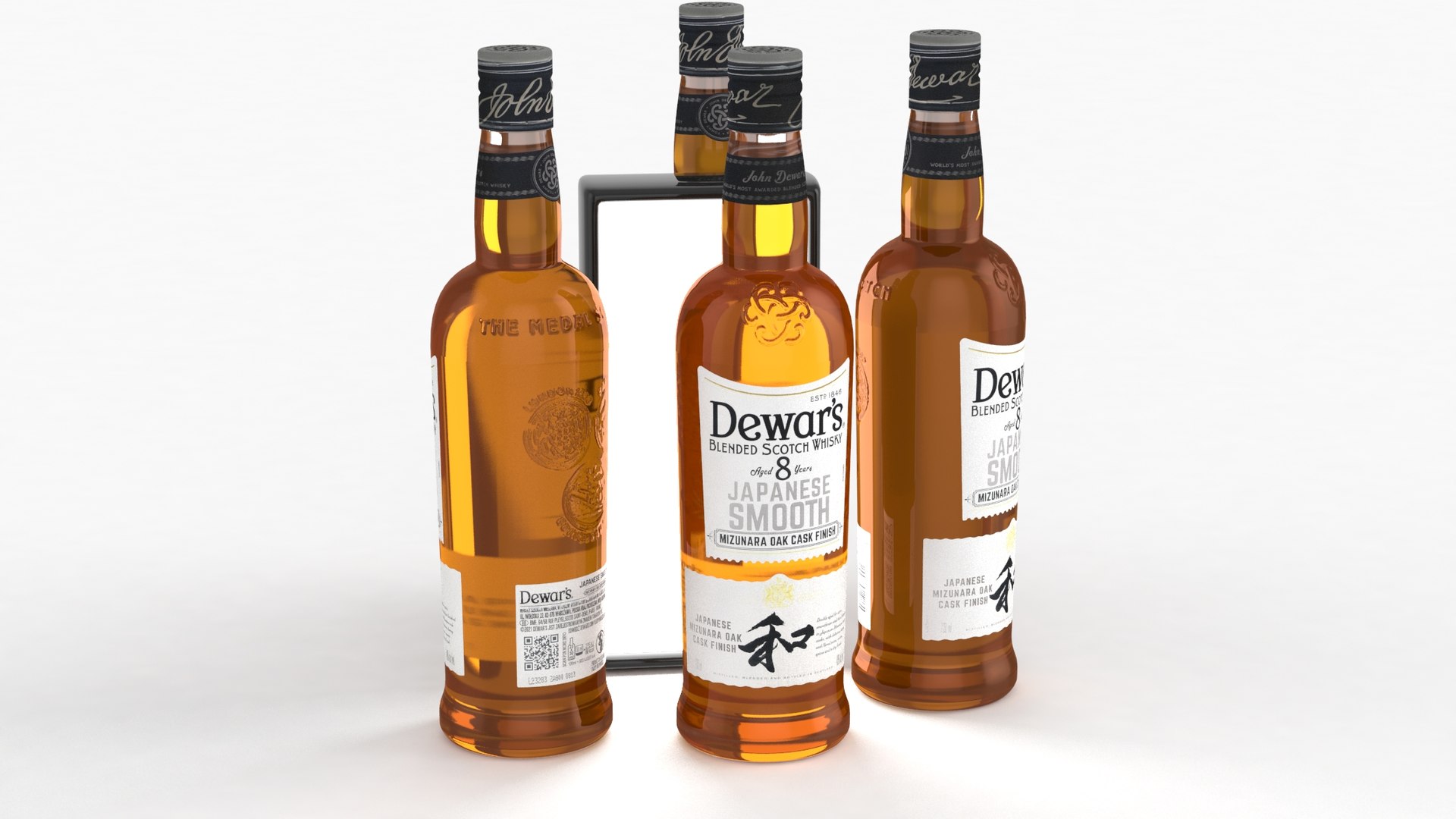3D Alcohol Bottle Dewars Blended Scotch Whisky 700ml 2024 Collection ...