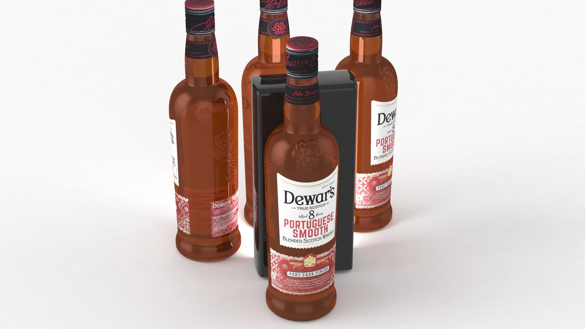 3D Alcohol Bottle Dewars Blended Scotch Whisky 700ml 2024 Collection ...