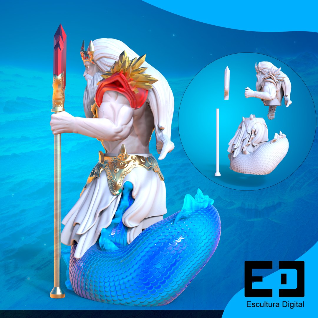 3D Model Poseidon - TurboSquid 2355733