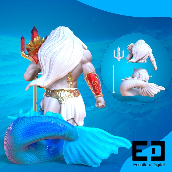 modelo 3d Poseidón - TurboSquid 2355733