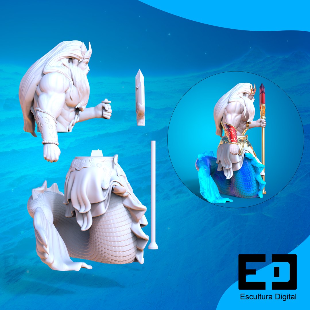 3D Model Poseidon - TurboSquid 2355733