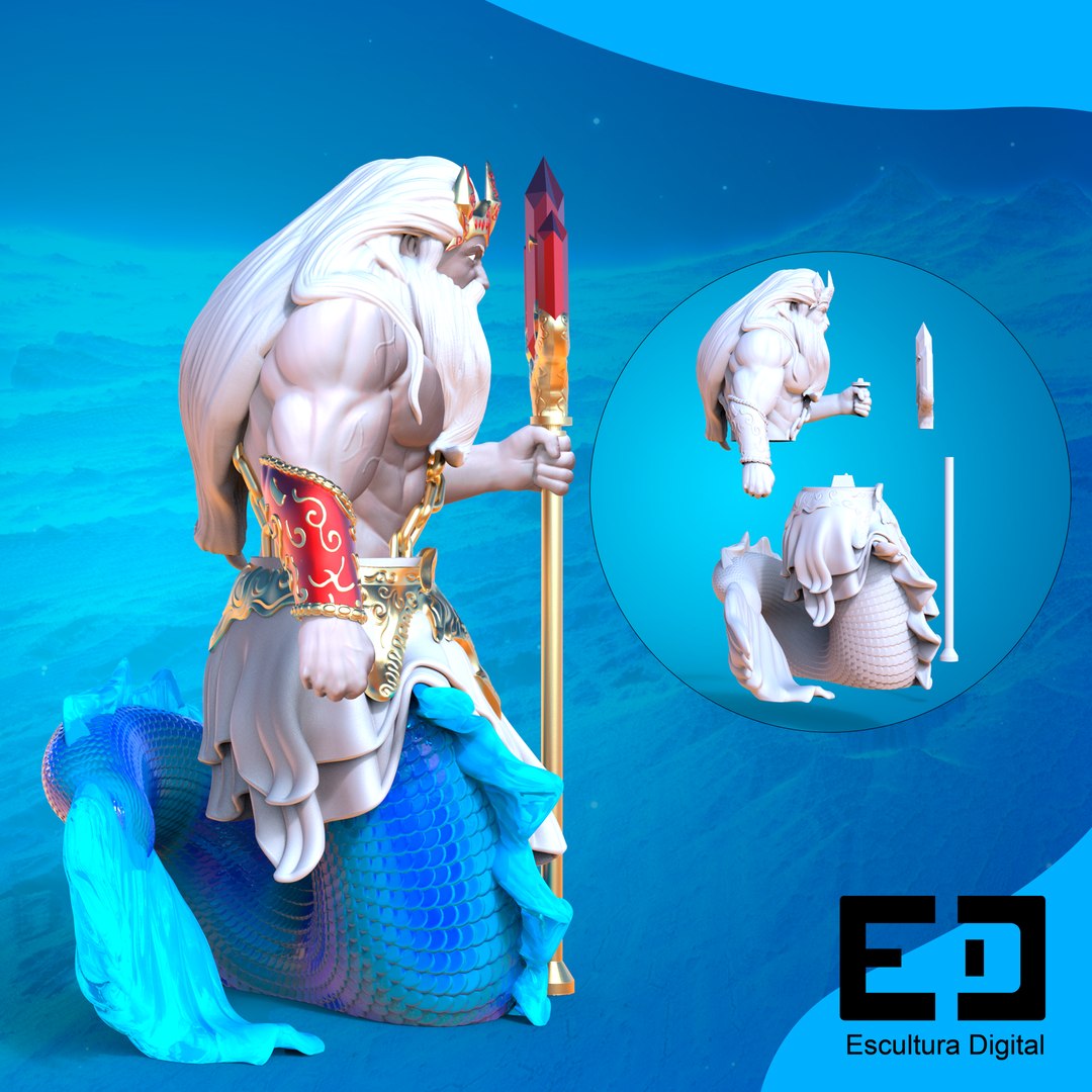 3D Model Poseidon - TurboSquid 2355733