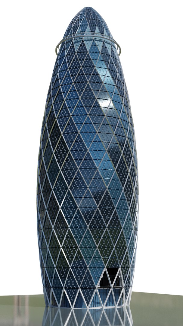 The Gherkin 3D Model - TurboSquid 2103908