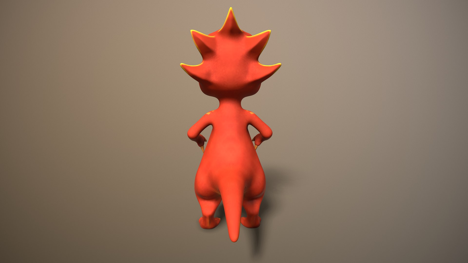 3D Cartoon Ruby Dragon - TurboSquid 1761997