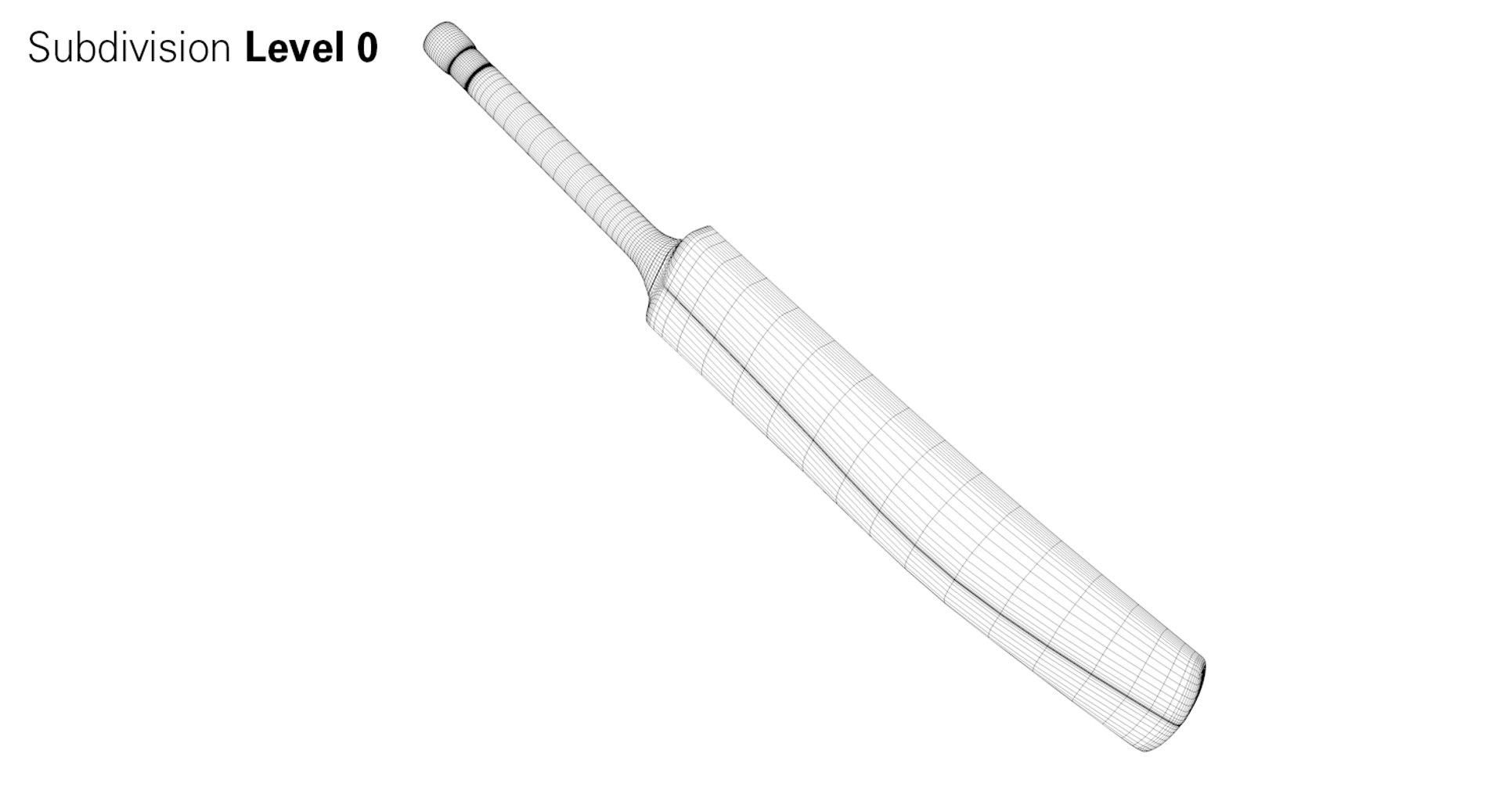 Cricket Bat 3D Model - TurboSquid 1418358