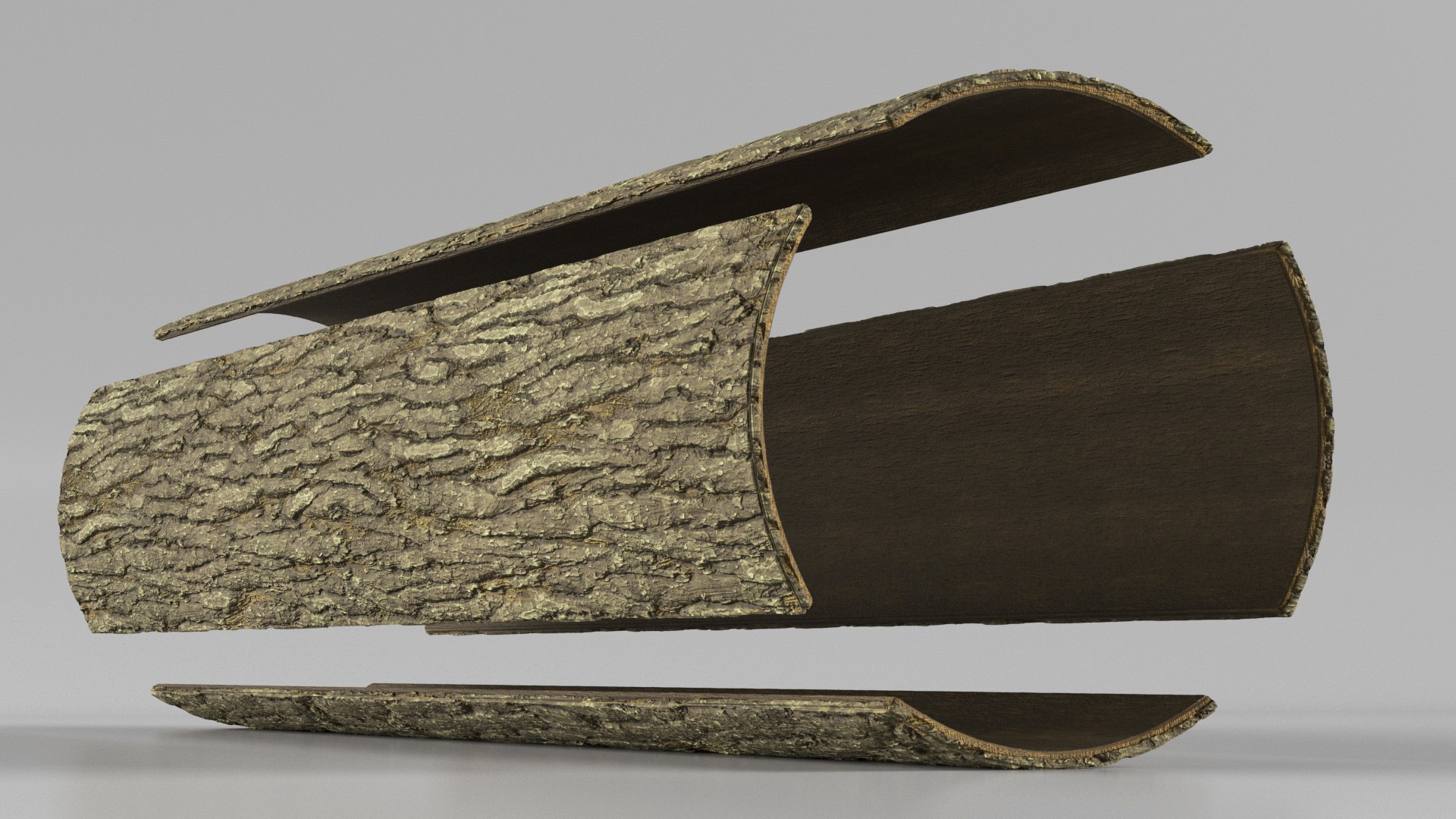 3D Structure Of Wood Bark - TurboSquid 2274460