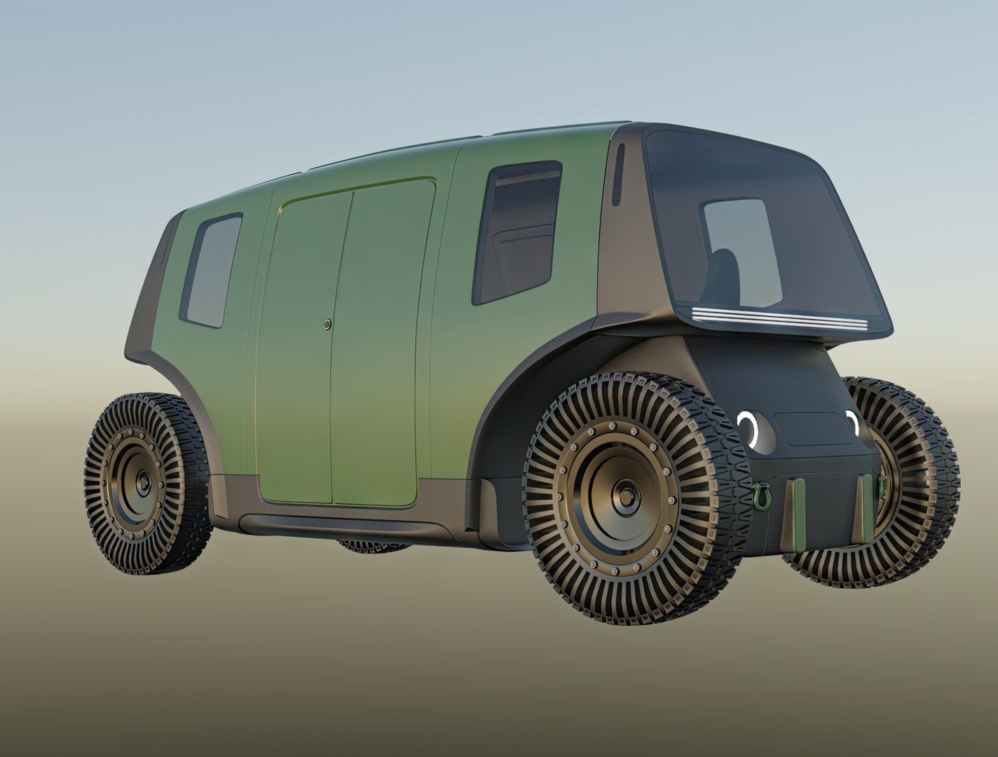 Robocar 4WD Self Driving Offroad Vehicle 3D Model - TurboSquid 2116513
