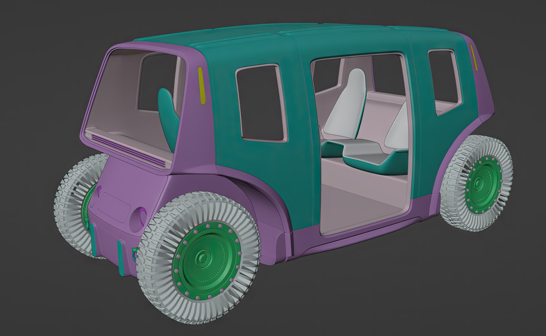 Robocar 4WD Self Driving Offroad Vehicle 3D Model - TurboSquid 2116513