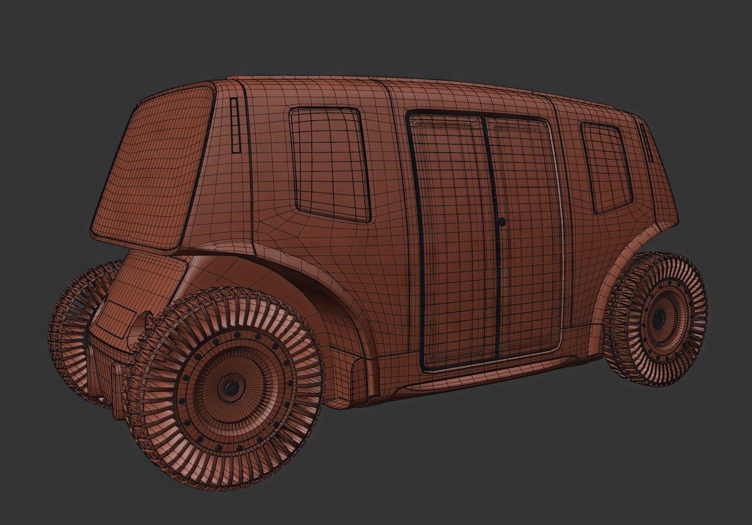 Robocar 4WD Self Driving Offroad Vehicle 3D Model - TurboSquid 2116513