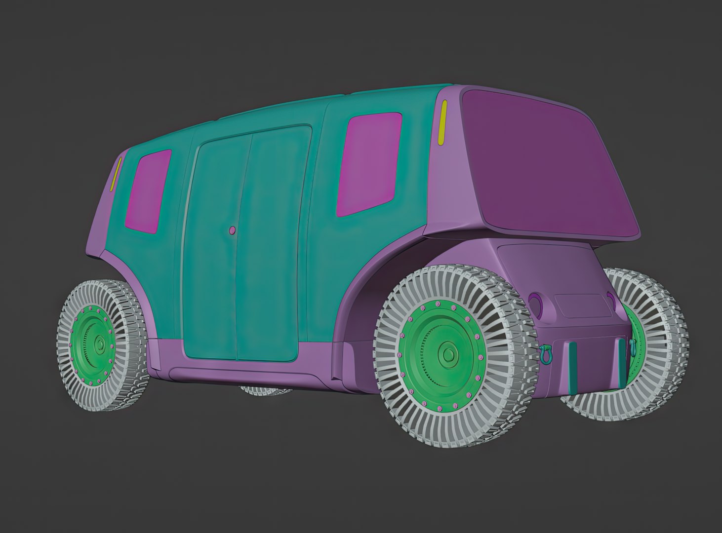 Robocar 4WD Self Driving Offroad Vehicle 3D Model - TurboSquid 2116513