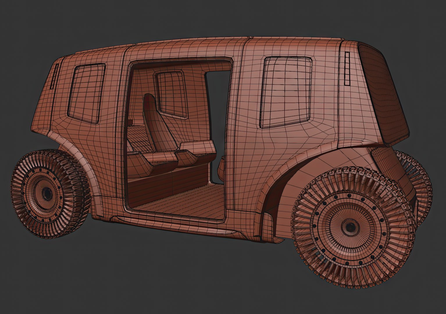 Robocar 4WD Self Driving Offroad Vehicle 3D Model - TurboSquid 2116513