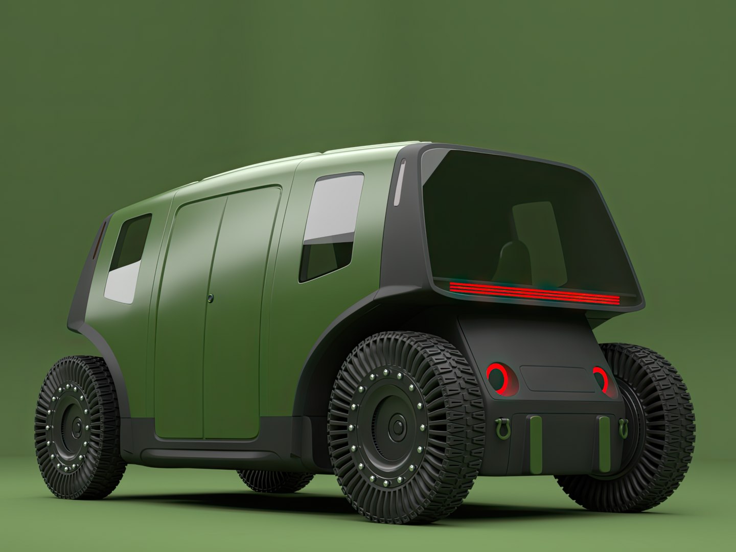 Robocar 4WD Self Driving Offroad Vehicle 3D Model - TurboSquid 2116513