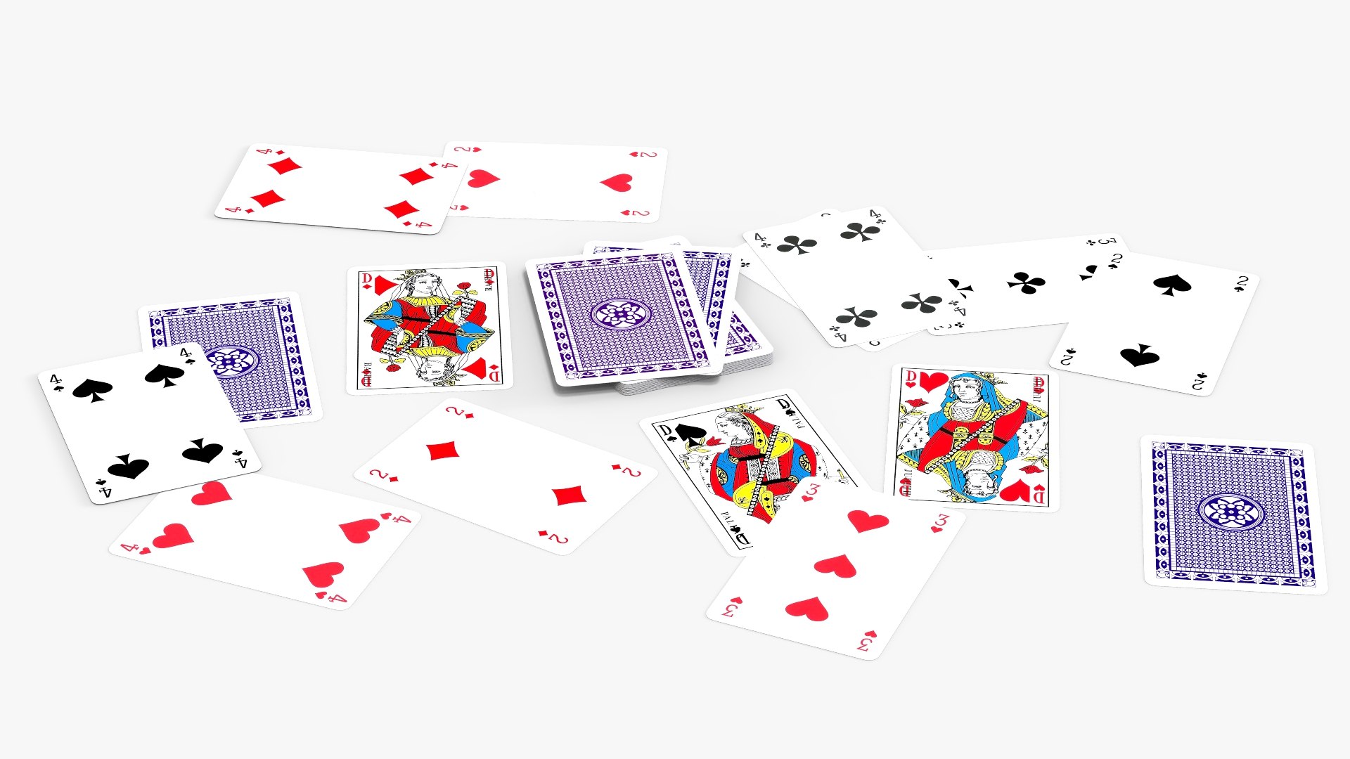 3D Playing Cards Model - TurboSquid 1803175