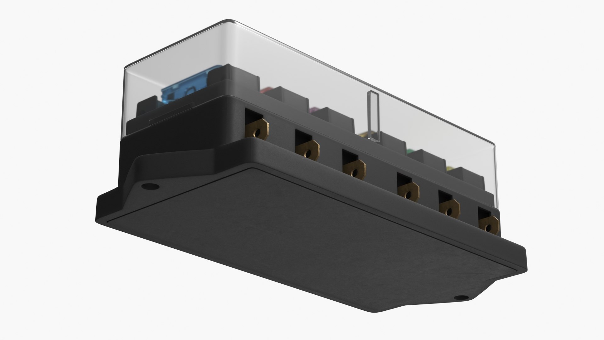 Vehicle Fuse Block Six Circuit 3D Model - TurboSquid 2513592