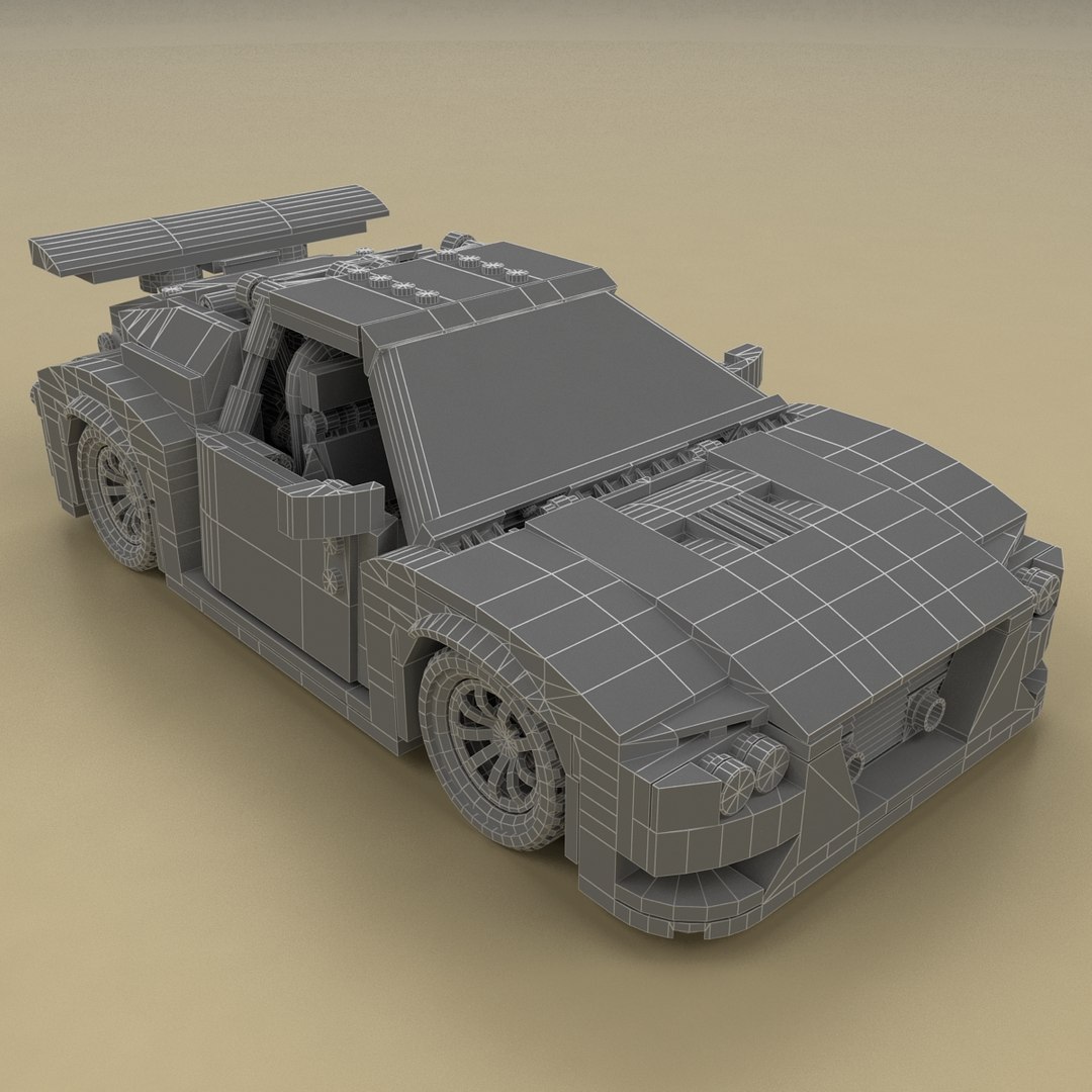 Lego turbo track racer 3D model - TurboSquid 1257934