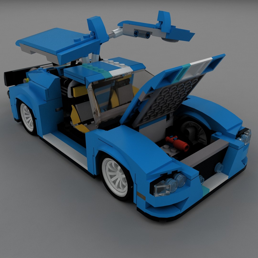 Lego turbo track racer 3D model - TurboSquid 1257934