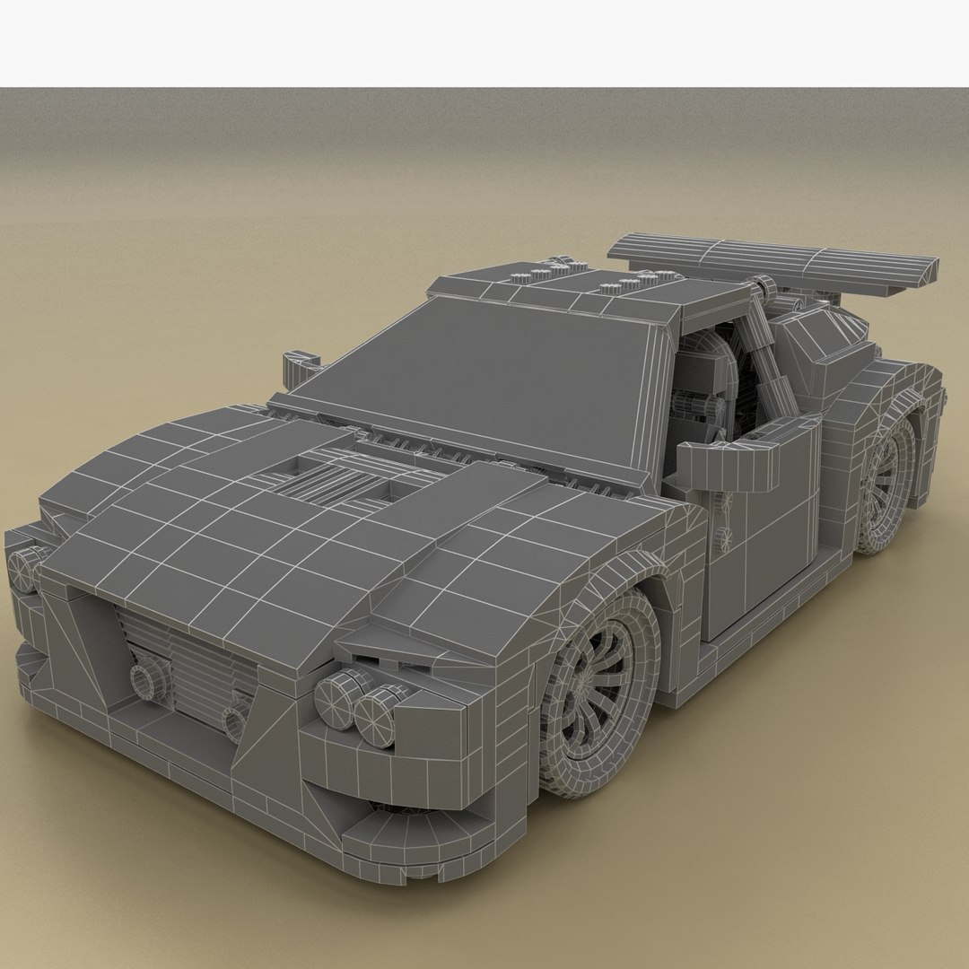 Lego turbo track racer 3D model - TurboSquid 1257934