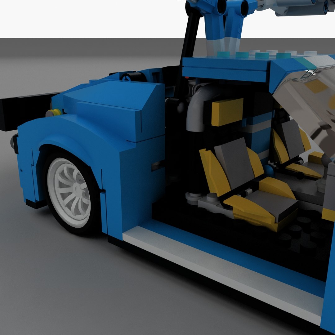 Lego turbo track racer 3D model - TurboSquid 1257934