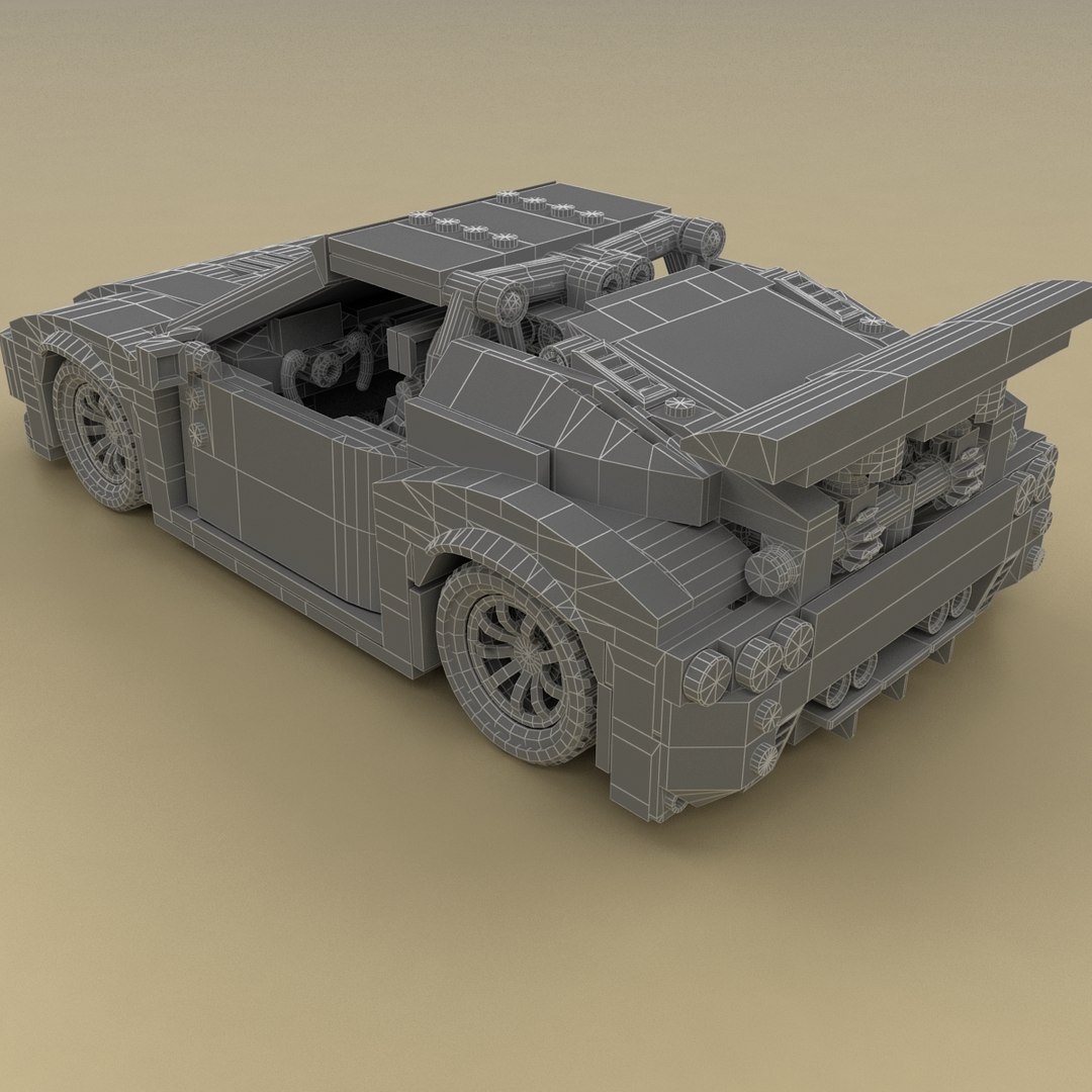 Lego turbo track racer 3D model - TurboSquid 1257934