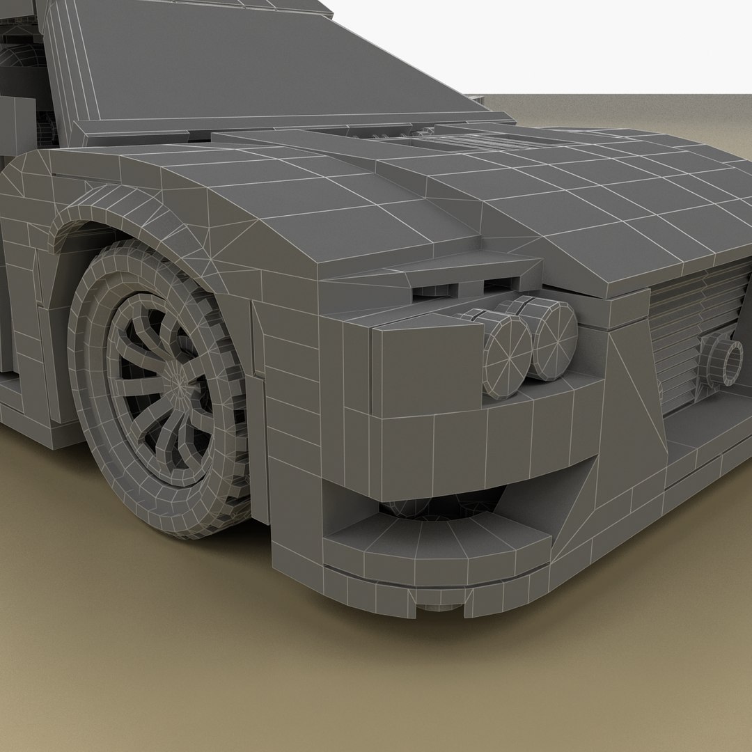 Lego turbo track racer 3D model - TurboSquid 1257934