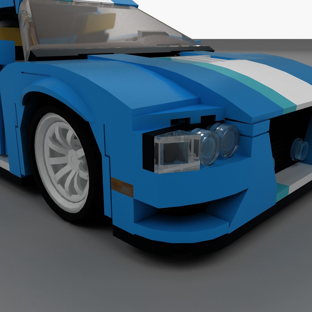 Lego turbo track racer 3D model - TurboSquid 1257934