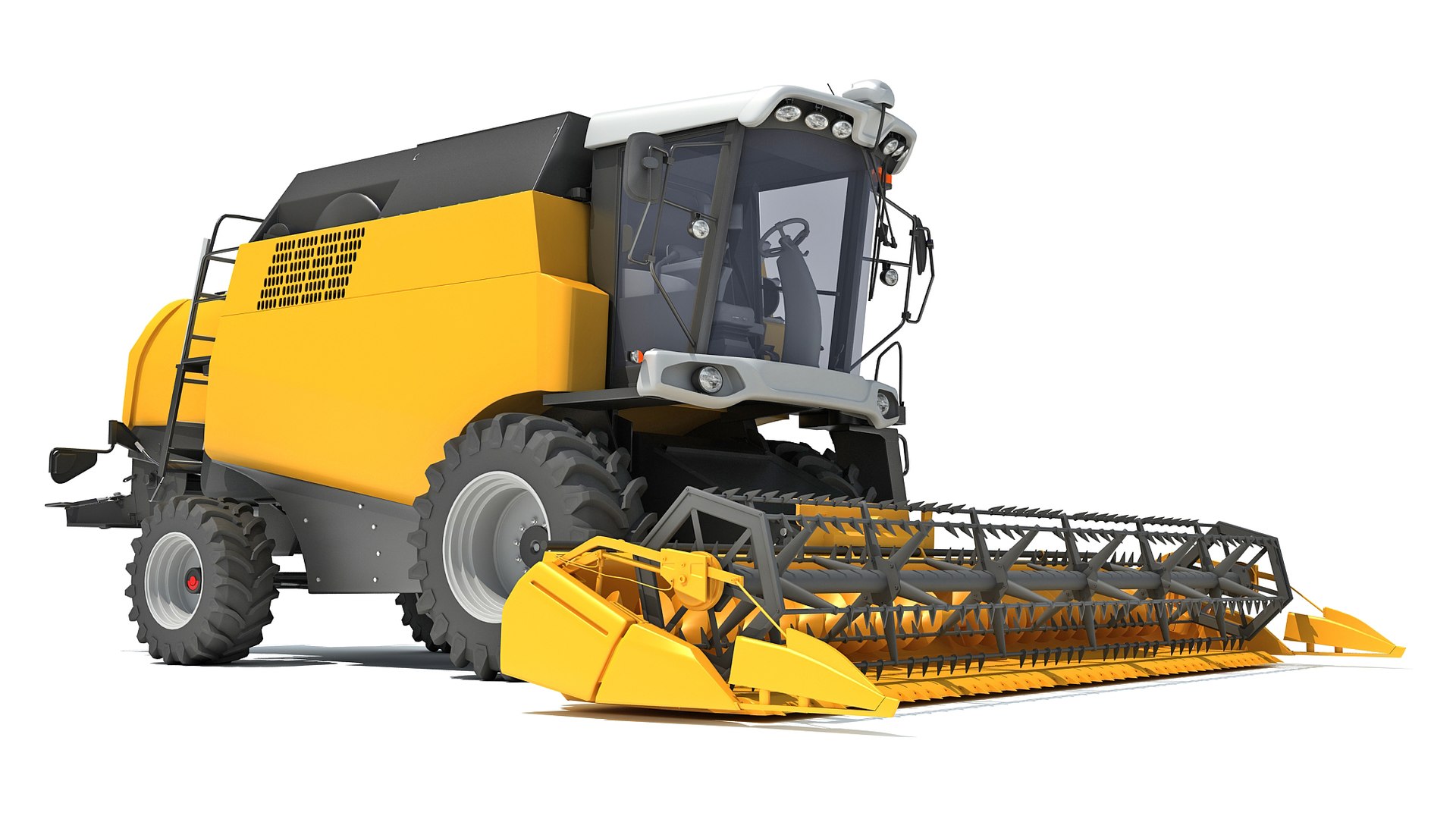 3D Combine Harvester - TurboSquid 1692512