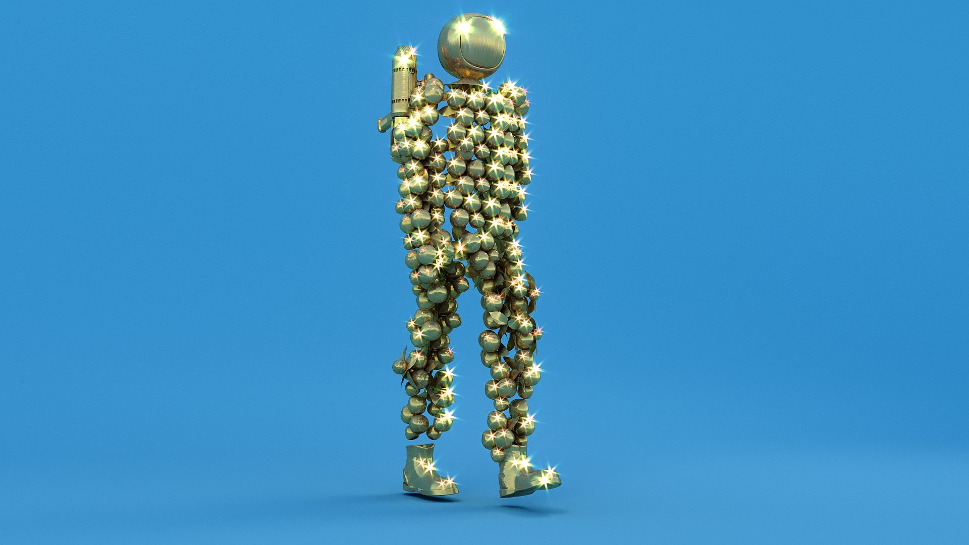 3D GOLD MAN NFT - TurboSquid 1883989