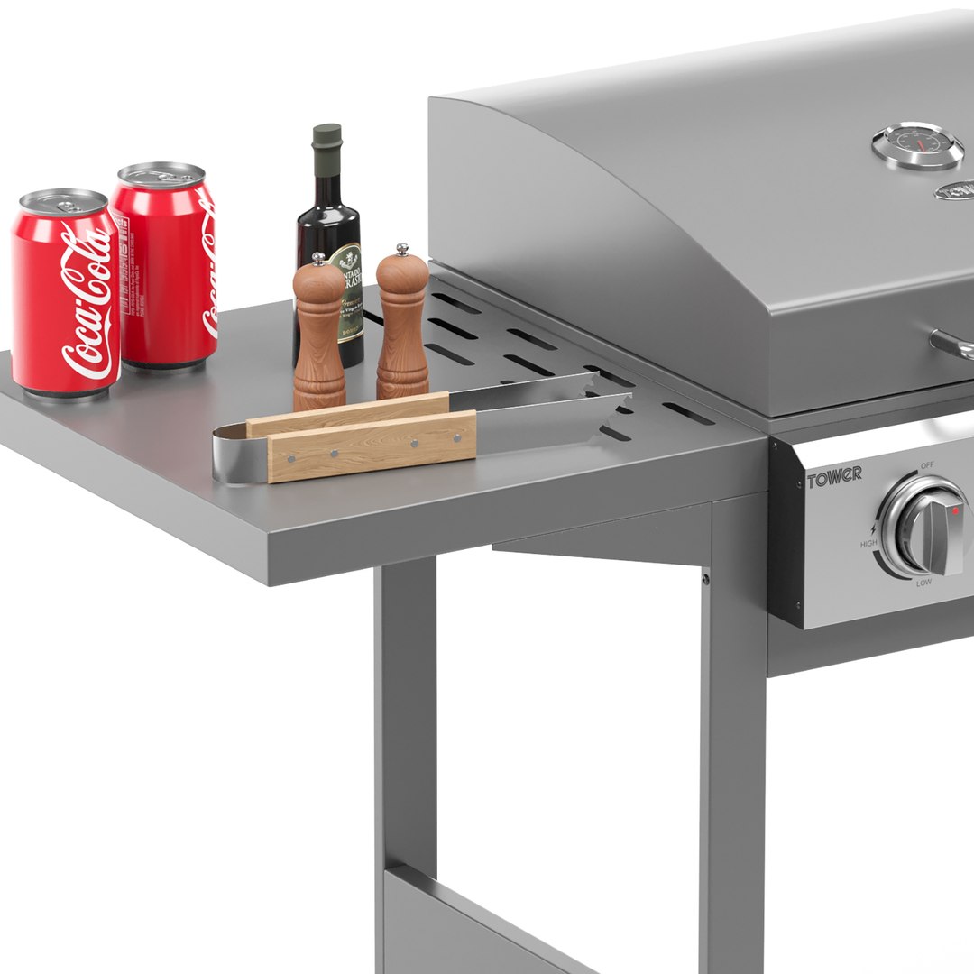 3D Tower BBQ Model - TurboSquid 2401468