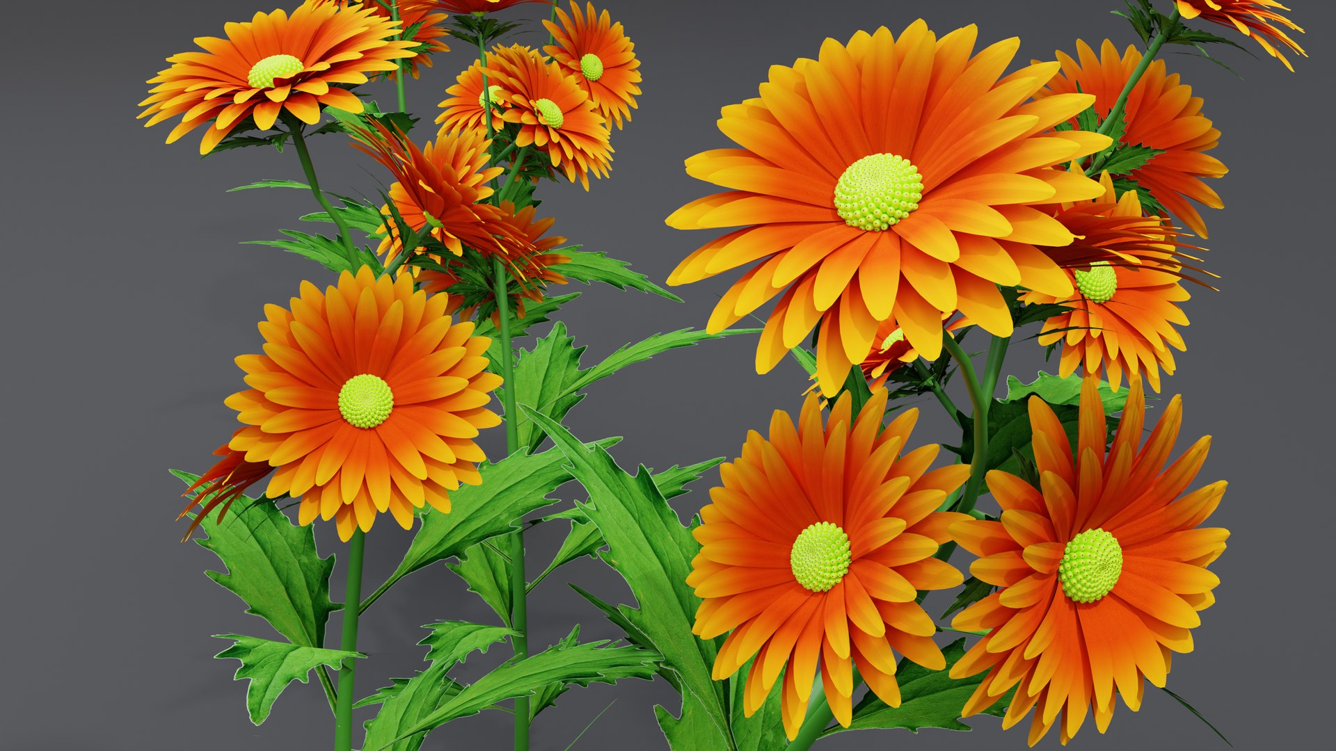 3d Flower Plant 3D Model - TurboSquid 2087056